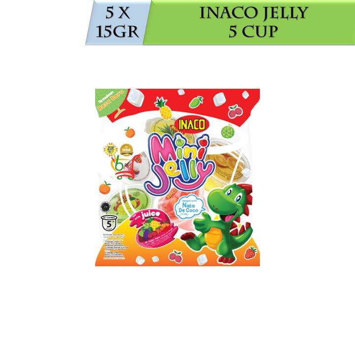 Inaco Jelly 5 Cups Mini Nata De Coco Berbagai Rasa | Lazada Indonesia