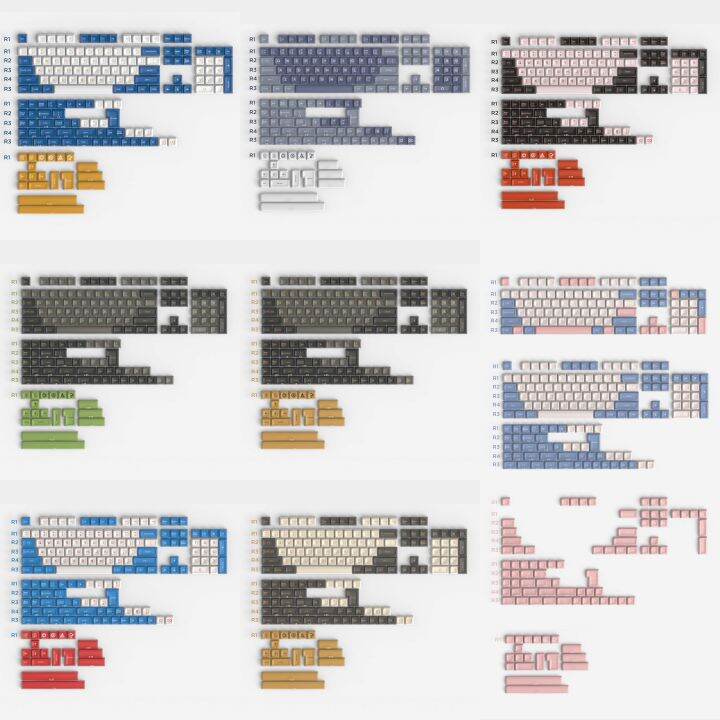 172 Keys/Set SA Profile ABS Double Shot Keycaps WAHTSY Dawn Godspeed By ...
