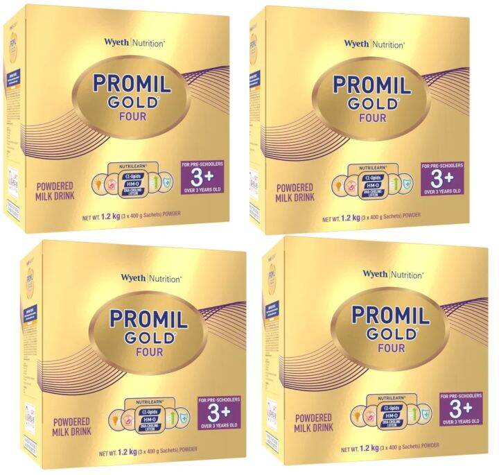 Wyeth® PROMIL GOLD FOUR Powdered Milk Drink for Pre-Schoolers Over 3 ...
