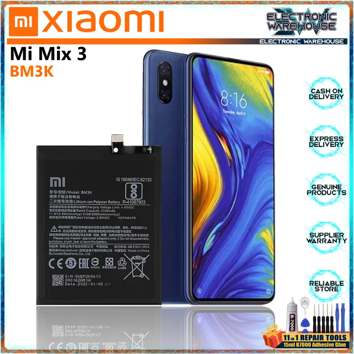 New Xiaomi Mi Mix 3 Battery BM3K 3200mAh Capacity | Lazada PH