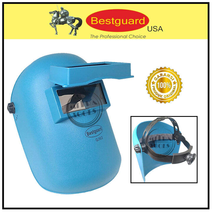 BESTGUARD Kedok Las Putar Pelindung Wajah / Topeng Las Welding ...