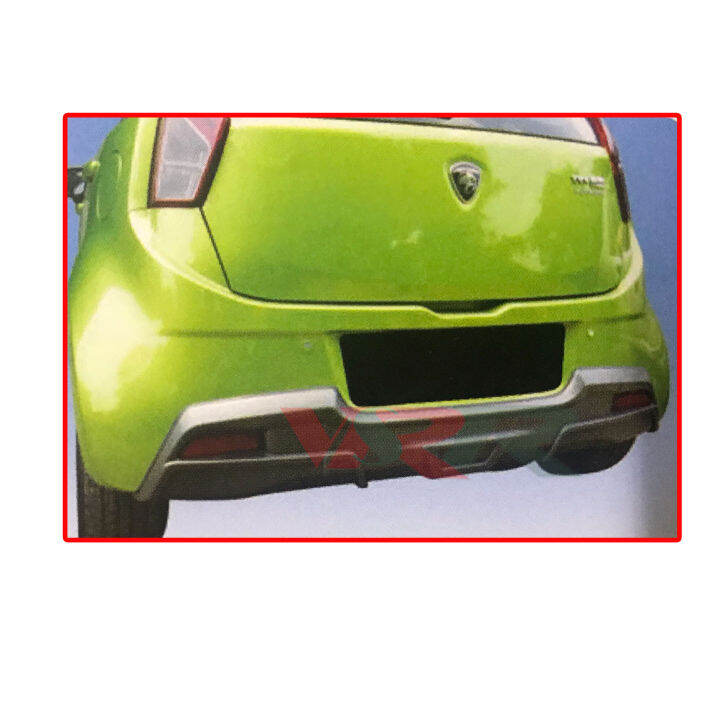 Proton Iriz (2015) OEM Style Rear Back Skirt Skirting Bumper Lower Lip ...