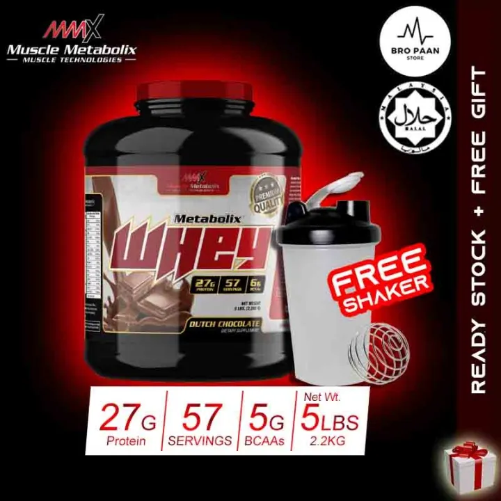 MMX Metabolix Whey Protein 2kg (4.4lbs) 50 Servings - Muscle Metabolix ...