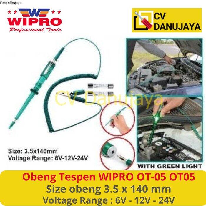 Tespen Obeng Taspen Testpen DC Automotive WIPRO OT-05 | Lazada Indonesia