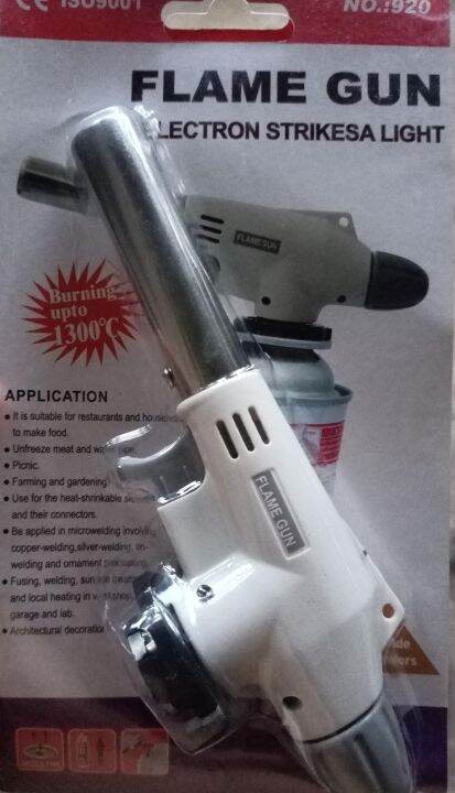 Gas Flame Gun With Butane Auto Ignition Jet Burner Welding Torch Gas ...