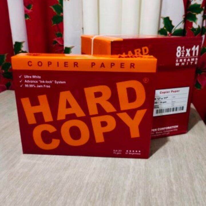 Hard Copy Short Long A4 Bond Paper per Ream of 500 sheets | Lazada PH