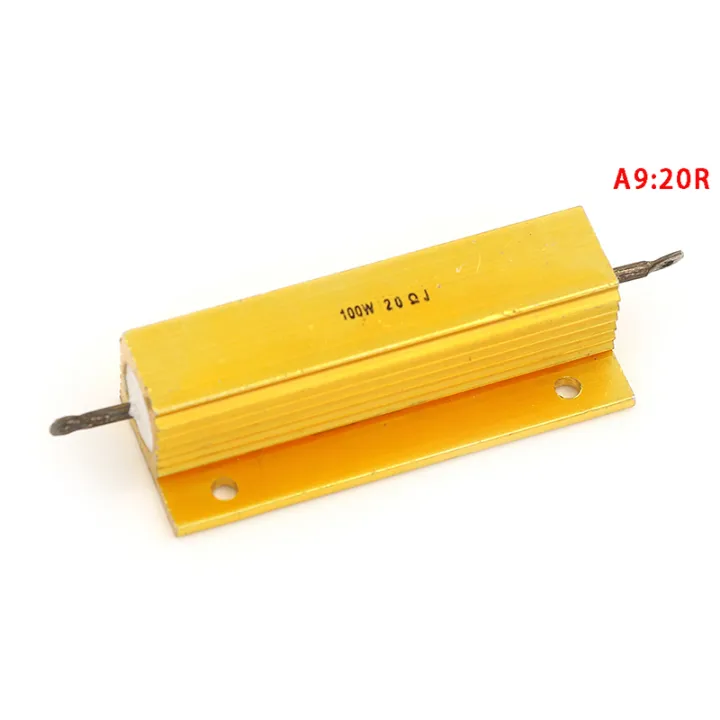 【Doson】100W 0.01-20 Ohm Power อลูมิเนียม Housed Case ตัวต้านทานแบบไร้ ...