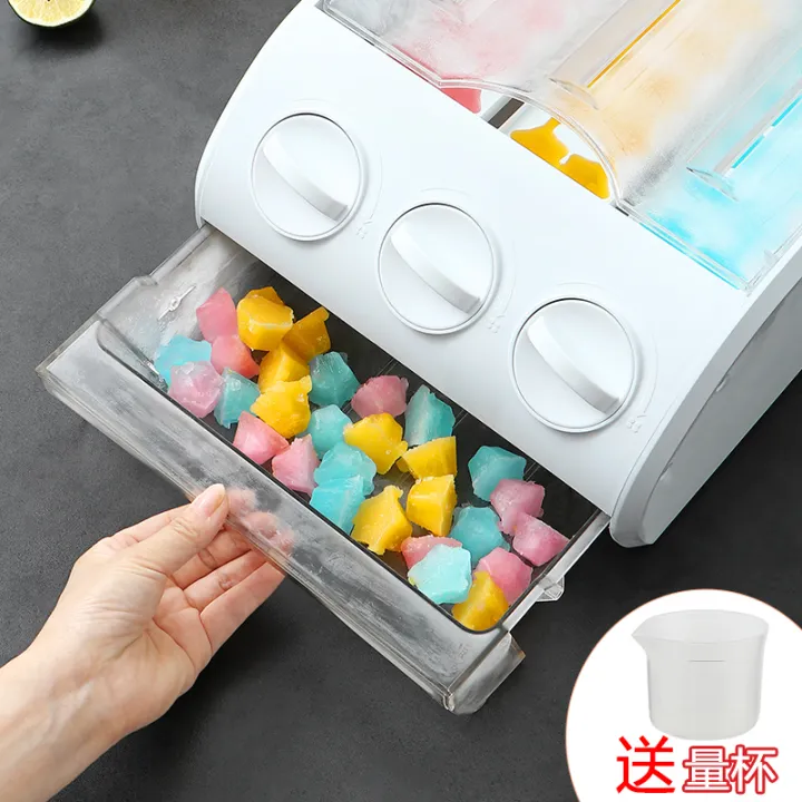 Multi-functional ice maker family mini semi-automatic refrigerator ice ...