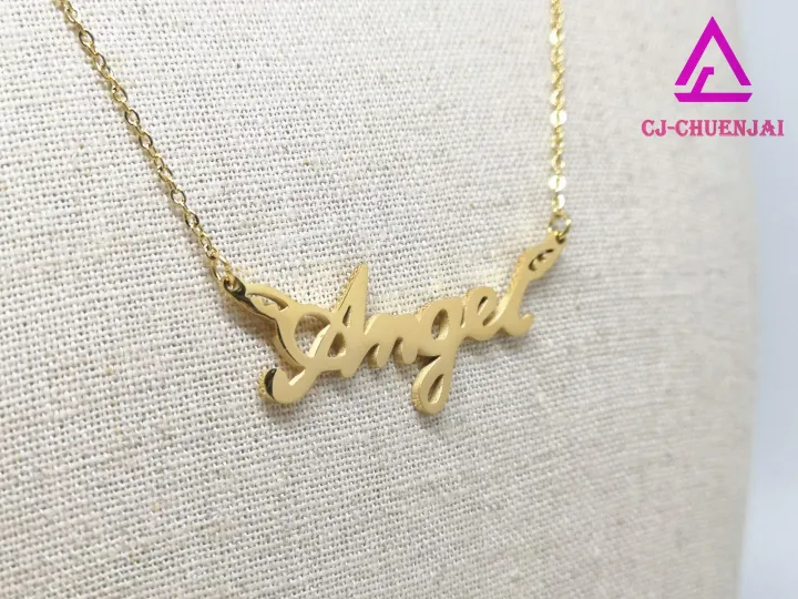 CJ Jewelry สร้อยคอแฟชั่นพร้อมจี้ สแตนเลสแท้ รหัส NG12 | Lazada.co.th