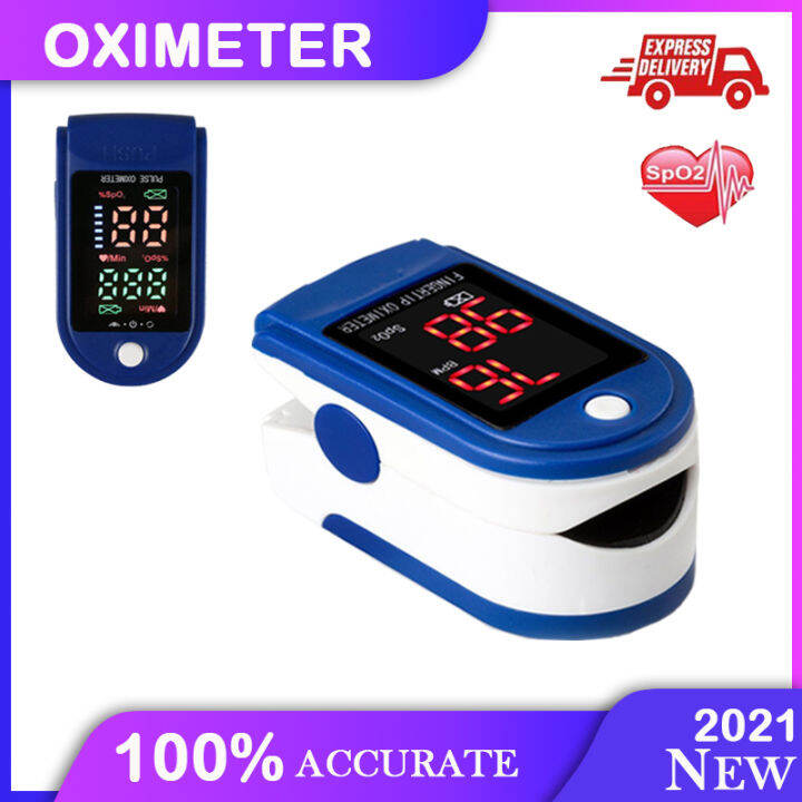 Oxymeter Pulse Oximeter Monitor Blood Oxygen Monitor Finger Pulse Heart ...