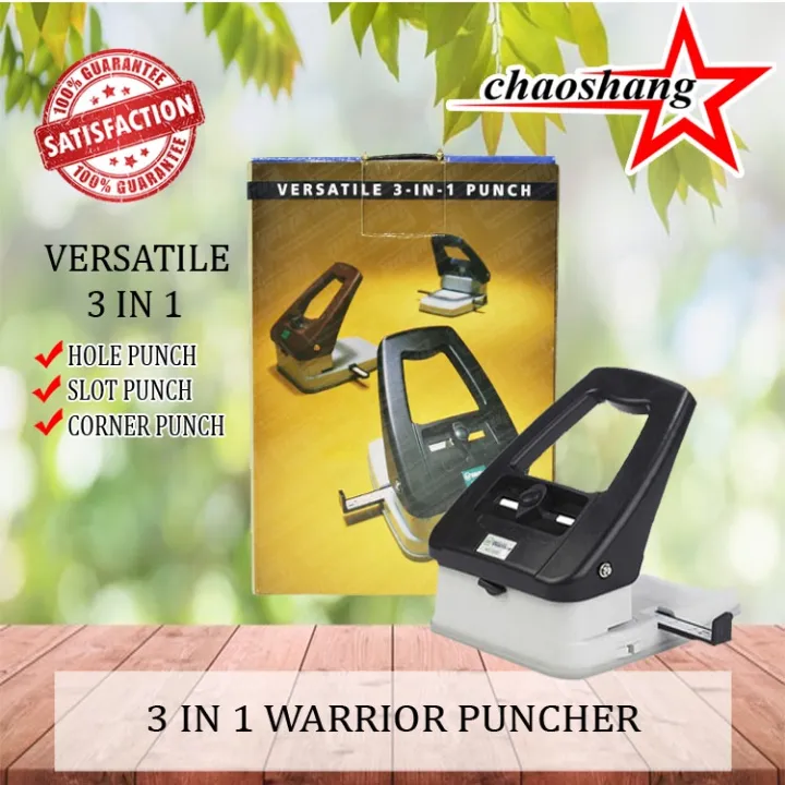 Warrior 3in1 Puncher for PVC ID, etc, Punchers, Heavy Duty, 3 in 1 ...