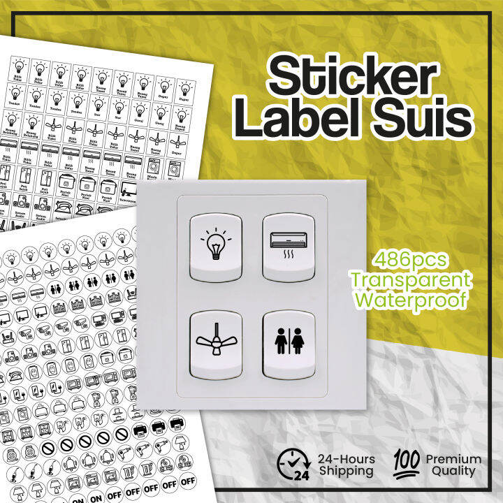STIKER SUIS LABEL (486 KEPING) | Lazada