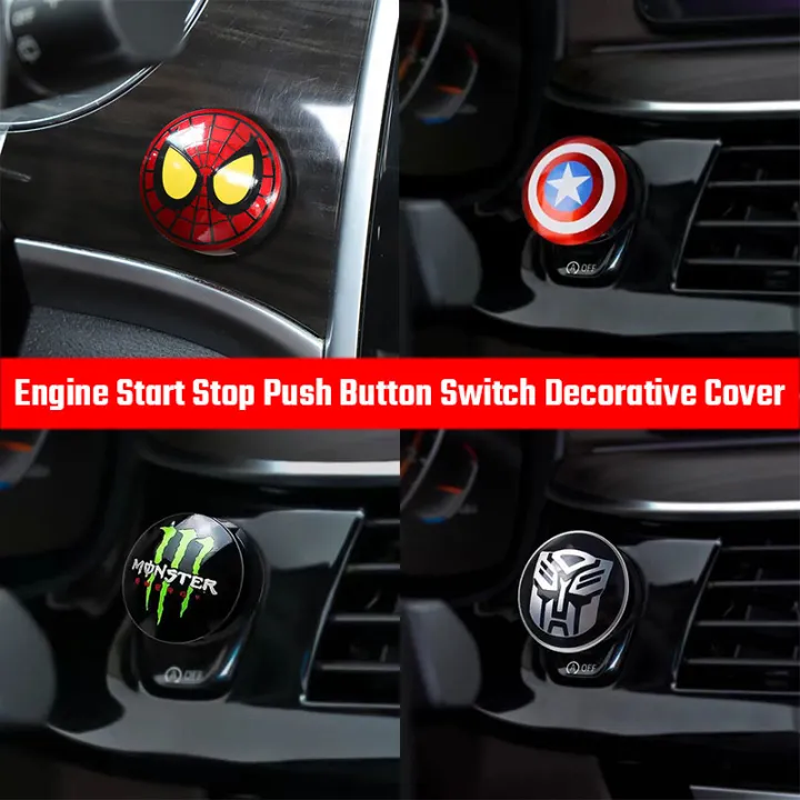 2022 New Universal Car Engine Start Stop Push Button Switch Decorative ...