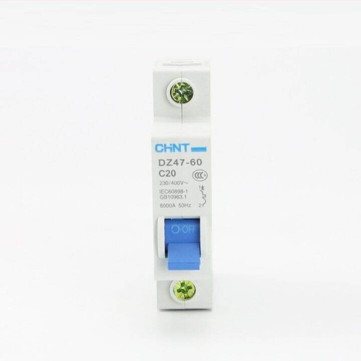 Chint Dz47-60 1p Ac 230v/400v Miniature Circuit Breaker C 1 2 3 4 5 6 10 15 16 20 25 32 40 50 ...