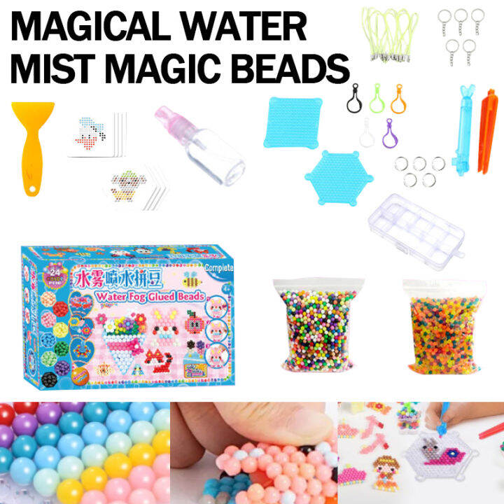 Water mist magic beads handmade DIY puzzle boys and girls toys | Lazada PH