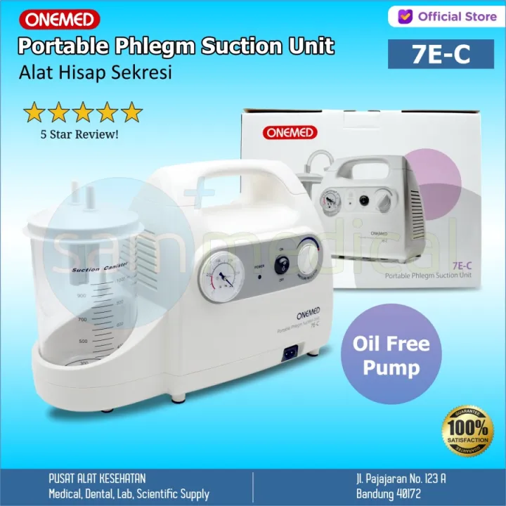 OneMed Suction Pump Portable atau Alat Sedot Dahak 7E-C | Lazada Indonesia