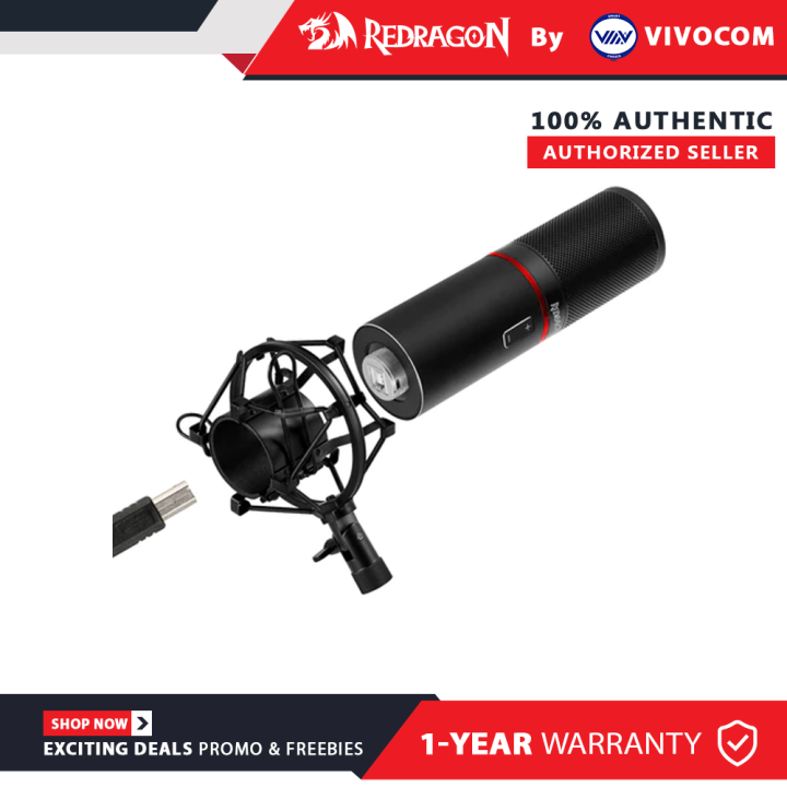 REDRAGON GM300 GAMING STREAM MICROPHONE | Lazada PH