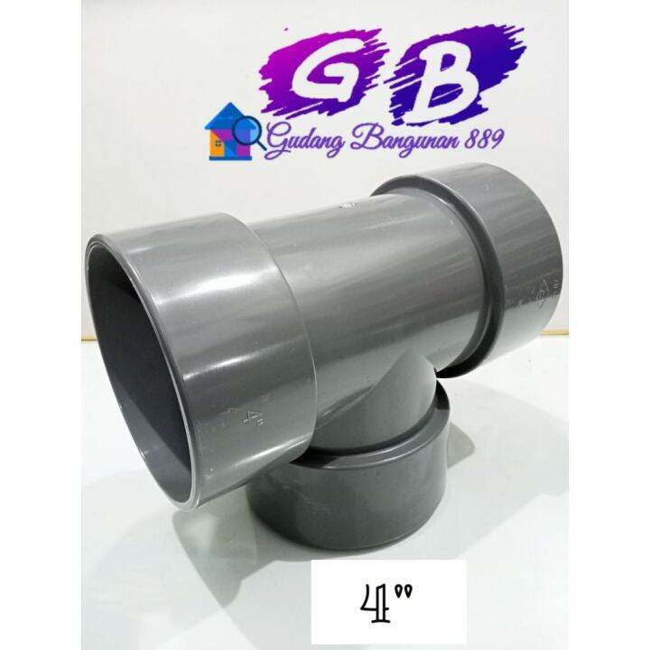 TEE PVC 4" RUCIKA AW / SAMBUNGAN TEE 4 INCI | Lazada Indonesia