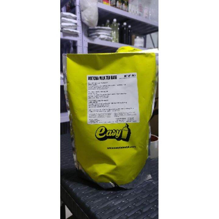 EASY BRAND Matcha Milktea Base/Frappe powder 1kg | Lazada PH