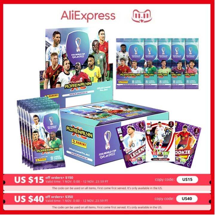 Genuine 2022 Panini Football Star Card Box Qatar World Cup Soccer Star ...