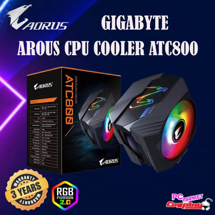 Gigabyte Aorus ATC800 RGB CPU Cooler | Lazada