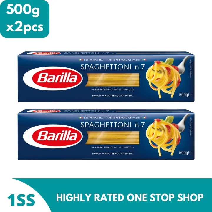 Barilla Spaghetoni no.7 500g x 2pcs | Lazada PH
