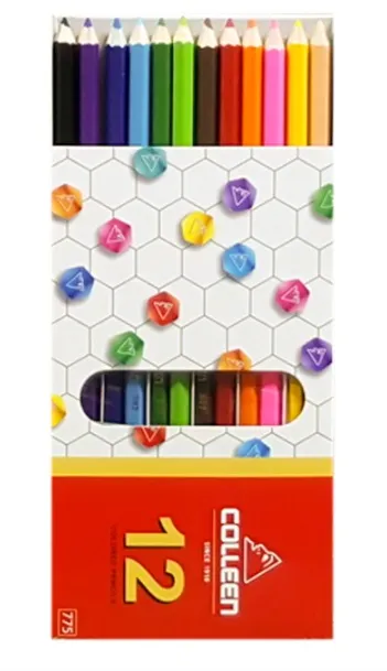 สีไม้คอลลีน (Colleen) 12 สี ของแท้ 100% ดินสอสี สีไม้ คอลลีน Colleen ...