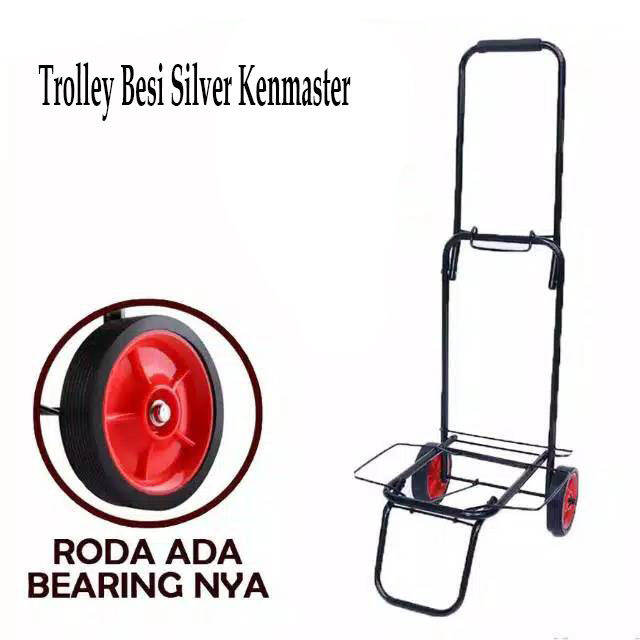 Kenmaster KT-261 Trolley Cart Black - Troli Lipat Hitam - Mitra ...