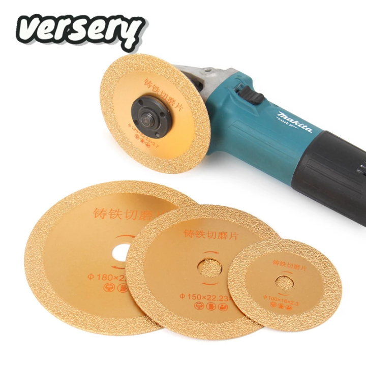 Free Shipping 100/125/150/180mm Vacuum Brazed Diamond Grinding Cutting ...
