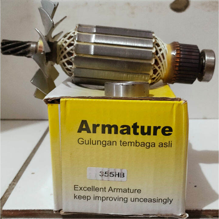 M.U 88 ARMATURE ROTOR ANGKER MESIN GERINDA BEARING FOR MAKTEC MT355 HB | Lazada Indonesia