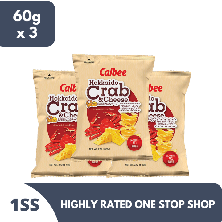 Calbee Hokkaido Crab & Cheese 60g x 3 | Lazada PH