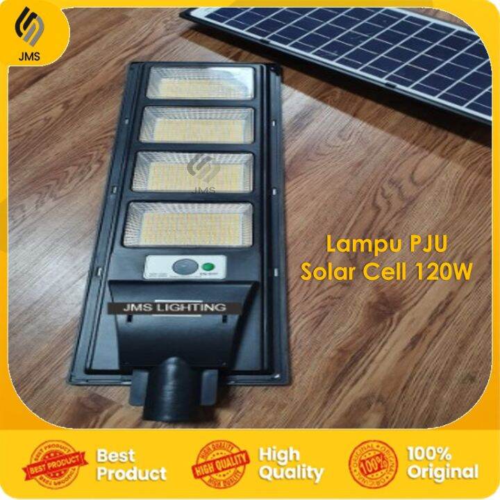Lampu PJU Solar Cell 120w Tenaga Surya 120 W WATT 120Watt CAHAYA PUTIH ...