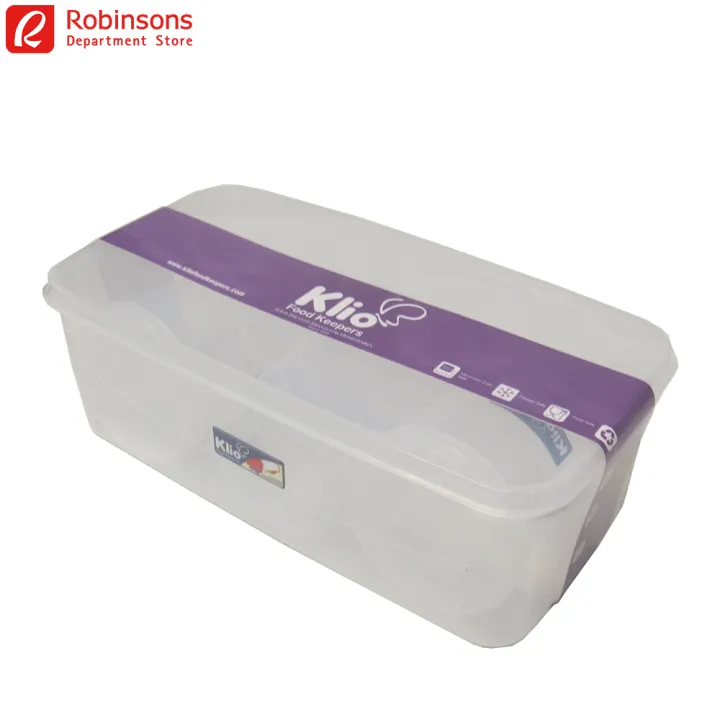 Klio Foodkeeper and 3pc Canister - Clear (BUNDLE) | Lazada PH