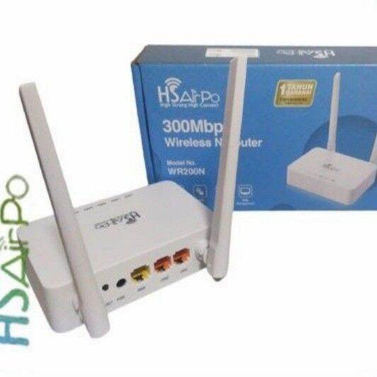 HSAIRPO WR200N 300Mbps WIRELESS N ROUTER | Lazada Indonesia