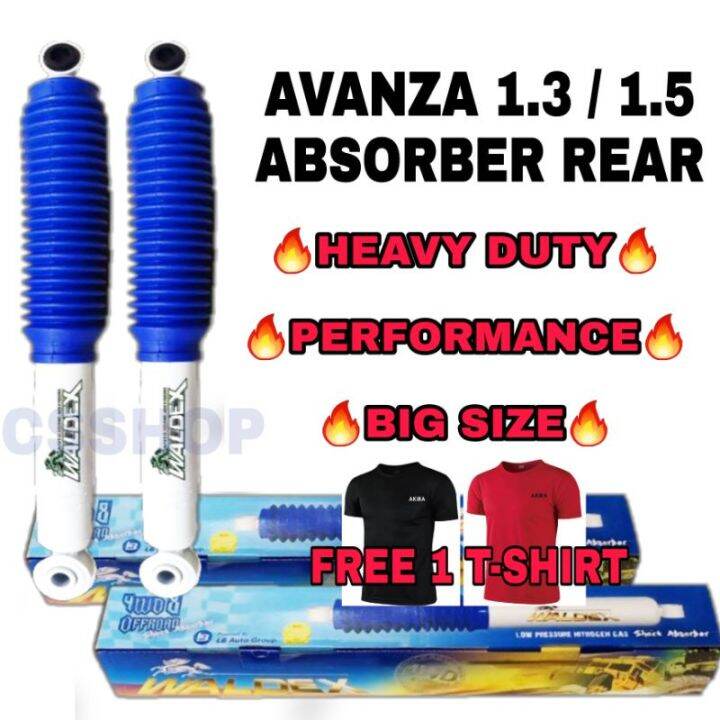 HEAVY DUTY PERFORMANCE Toyota Avanza 04-2015 / Rush 06-2016 Waldex Rear ...
