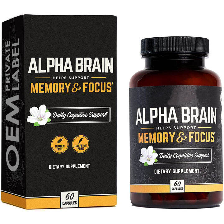 Intelligence Capsules Supplement memory mental speed attention Alpha ...