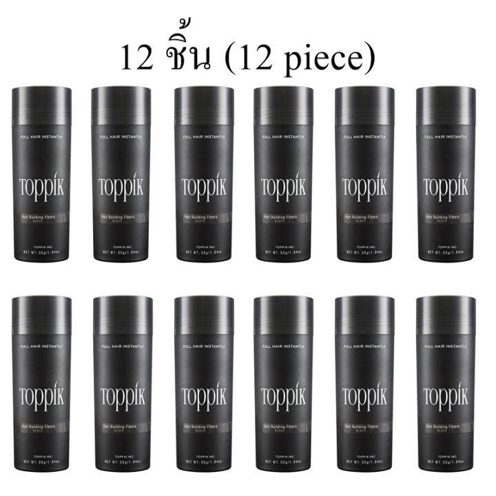 Toppik Hair Building Fiber ไฟเบอร์ ปิดผมบาง เพิ่มผมหนา ขนาด 27 5 กรัม