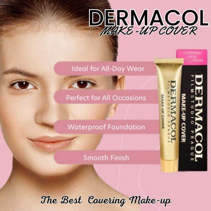 DERMACOL MAKE-UP COVER provides PERFECT COVERAGE even in thin layers ...
