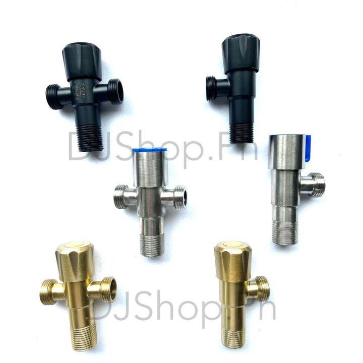 Double Angle valve stainless angle valve for bidet and toilet bidet set ...