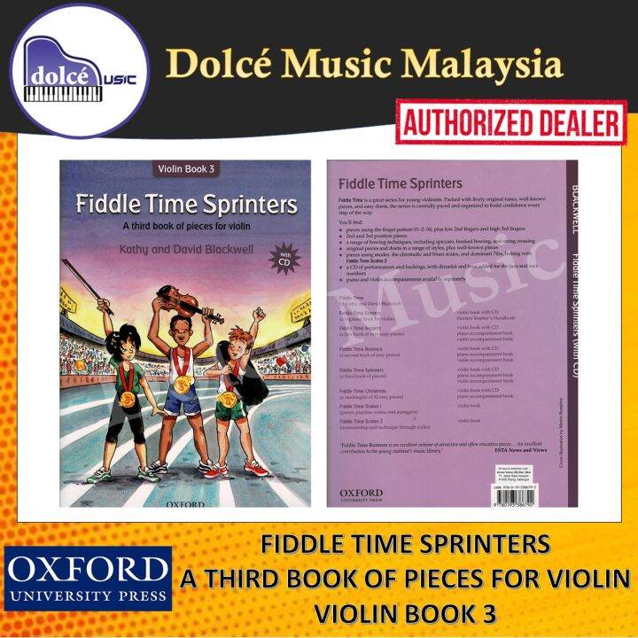 Oxford - Fiddle Time Sprinters - A Third Book Of Pieces For Violin ...
