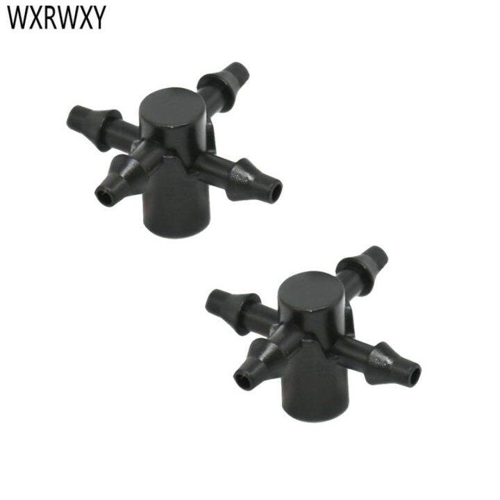 [Hot K] Drip irrigation dropper water splitter 4 way cross Connector ...