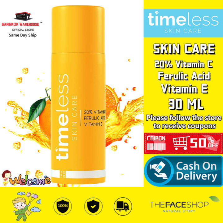 Timeless Skin Care 20 Vitamin C Plus E Ferulic Acid Serum 30 Ml