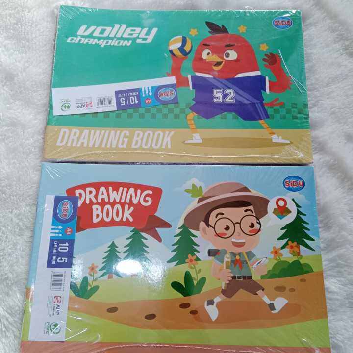 (promo) 1 pak isi 5 PCS buku gambar / buku gambar SIDU / buku gambar A4 ...