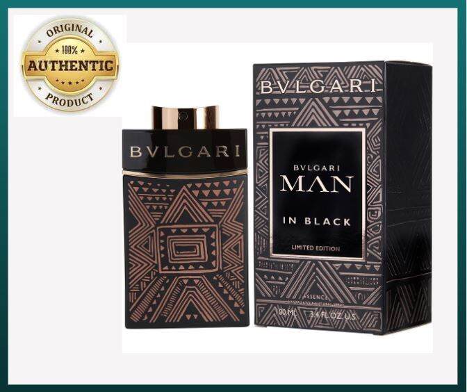 BVLGARI Man in Black Essence Limited Edition EDP for Men 100mL - 100% ...