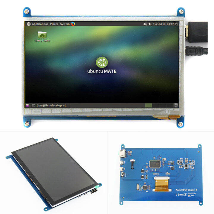 Original 7 inch LCD HDMI Raspberry Pi 3 2 1 Generation Raspberry Pi3 ...