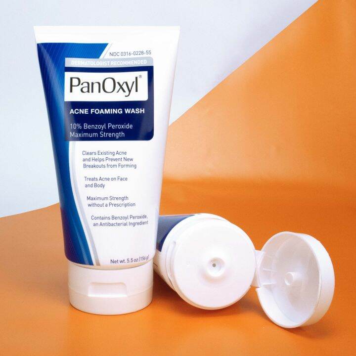 Panoxyl Acne Foaming Wash | 10% Benzoyl Peroxide Maximum Strength ...