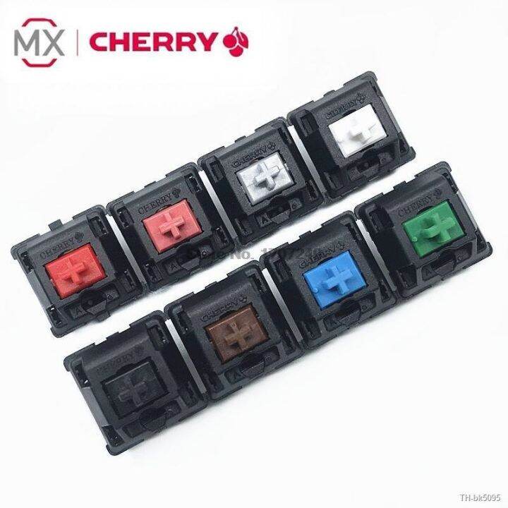 ♠ 2Pcs Original Cherry MX Mechanical Keyboard Switch Silver Red Black ...