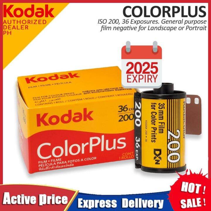 KODAK Colorplus 200 Color Plus 35mm 135 Colored Negative Film C-41 ...