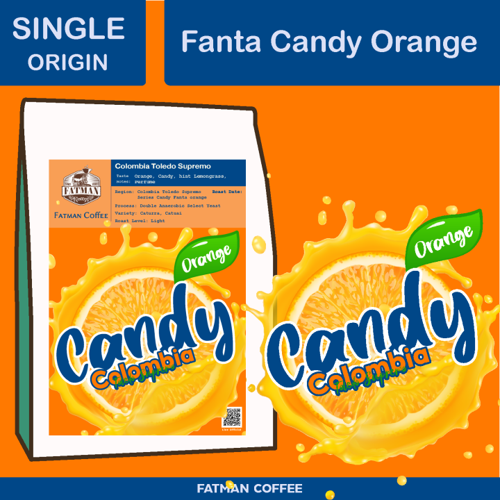 ☕️ เมล็ดกาแฟ Colombia Fanta Candy Orange | Lazada.co.th