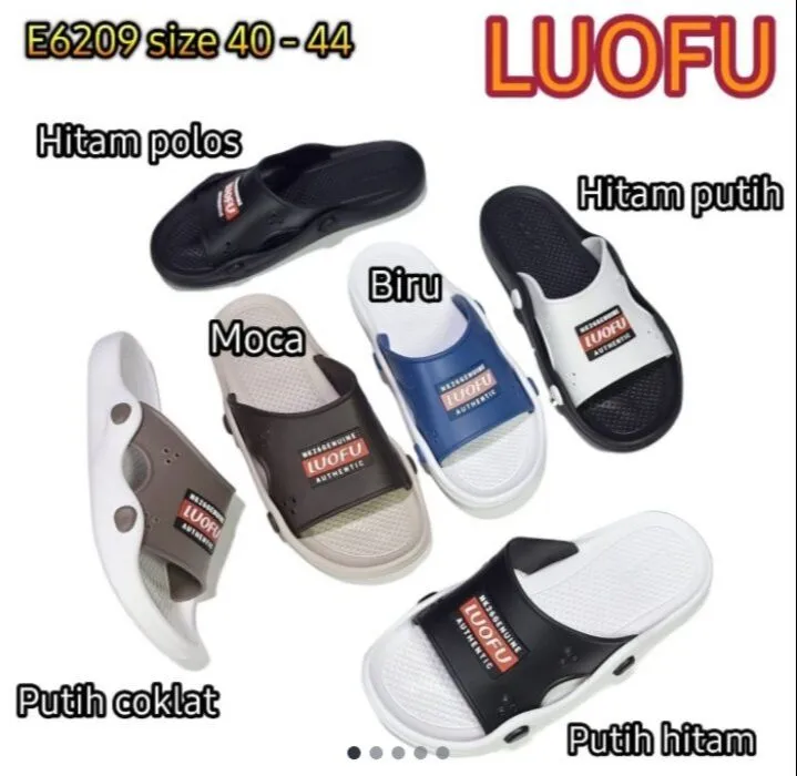 jelly sandal karet luofu import model baru/sendal luofu | Lazada Indonesia